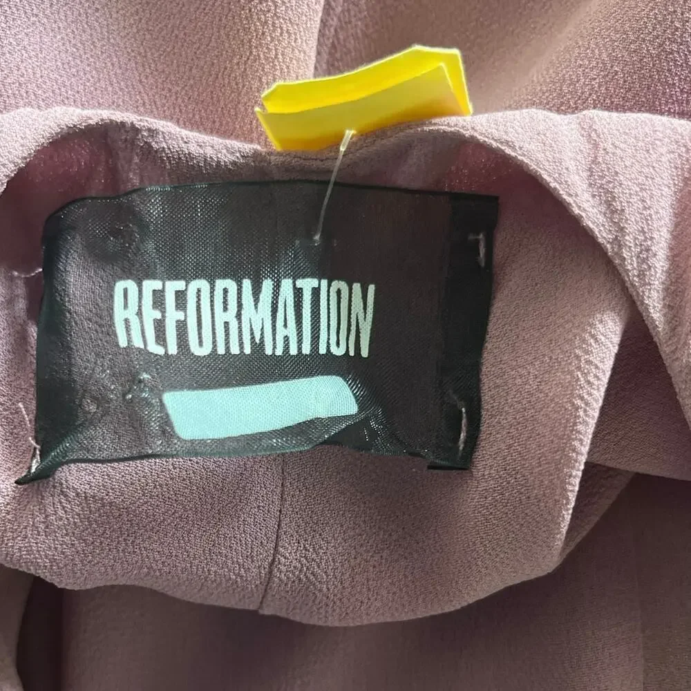 Reformation | Dresses | Reformation Lilac Low Back Maxi Formal Dress Sz ...